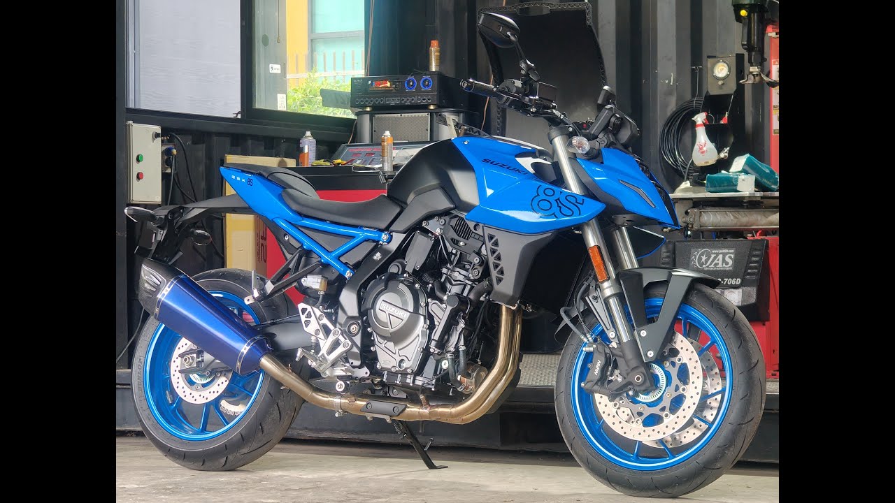 FULL SYSTEM POWER BOMB R8 BLUE COLOR 35 CM SUZUKI 8S 8R - YouTube
