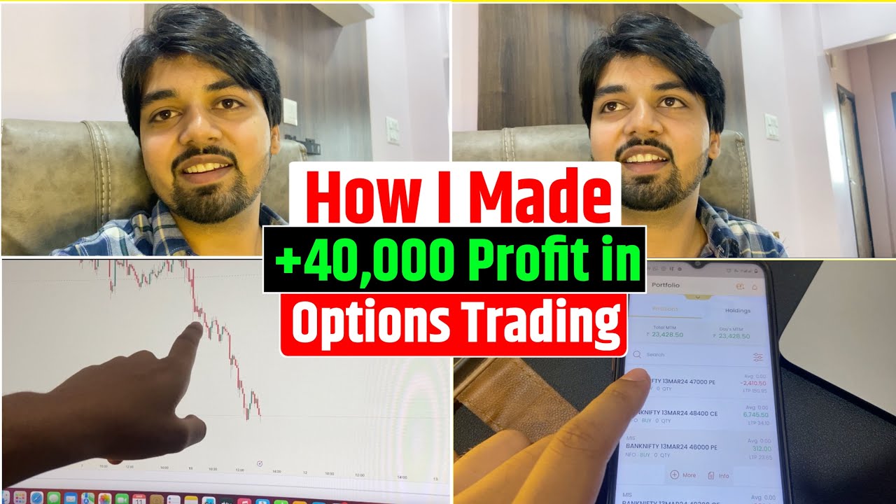 How I Made +40,000 In Intraday Options Trading | My Haters Salary In ...