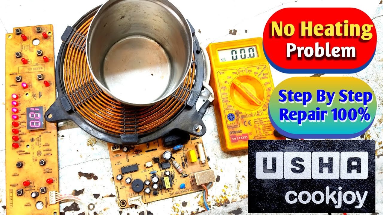 Usha induction no heating 🔥 problem! Usha induction मे बर्तन गर्म नही हो रहा है - YouTube