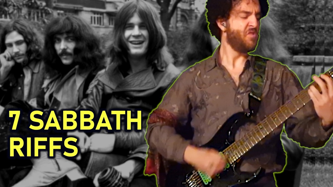 7 More Iconic Black Sabbath Riffs (Ozzy Era Tribute) - YouTube