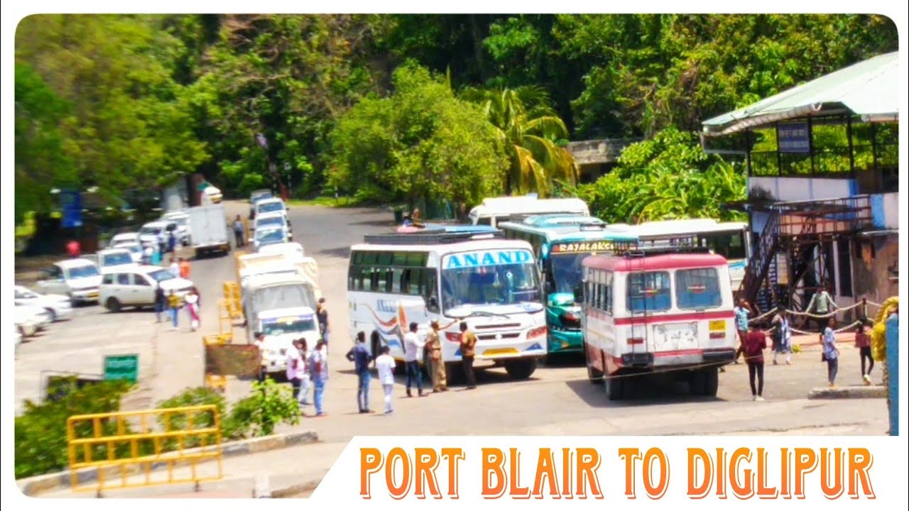 Port Blair To Diglipur Bus Journey - Andaman Trunk Road - NH4 - Andaman ...