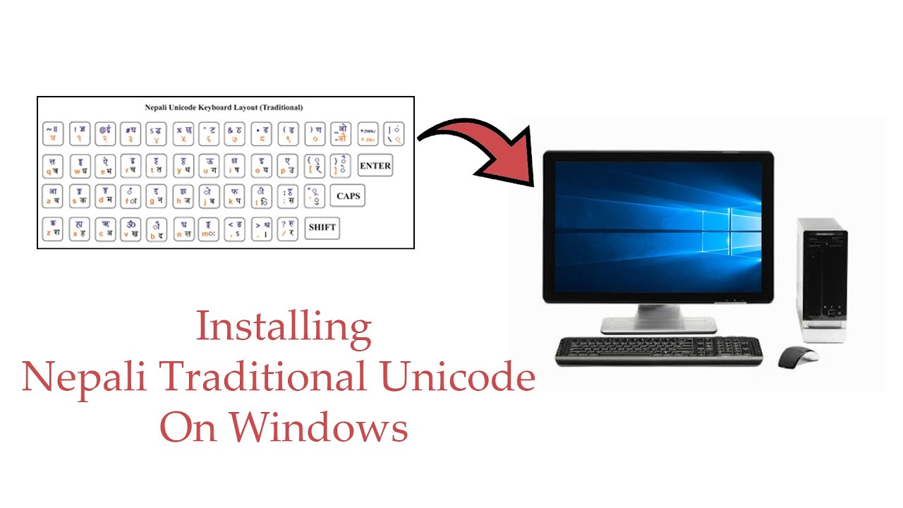 How to install nepali unicode on windows - finddelta
