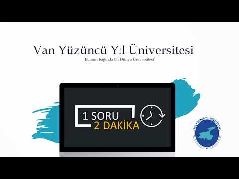 VANYYÜ - Kısmi Zamanlı Çalışma Bursu ve Yemek Bursu