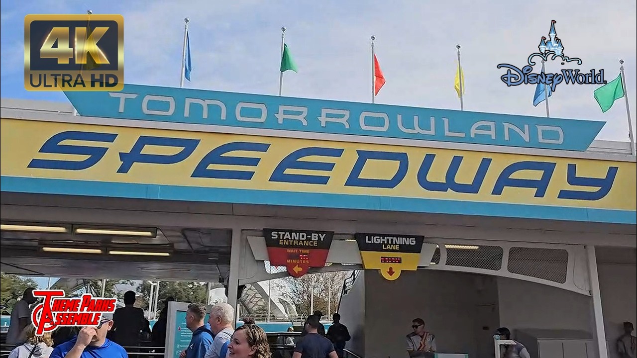 Tomorrowland Speedway at Magic Kingdom 2025 Walt Disney World Race Car ...