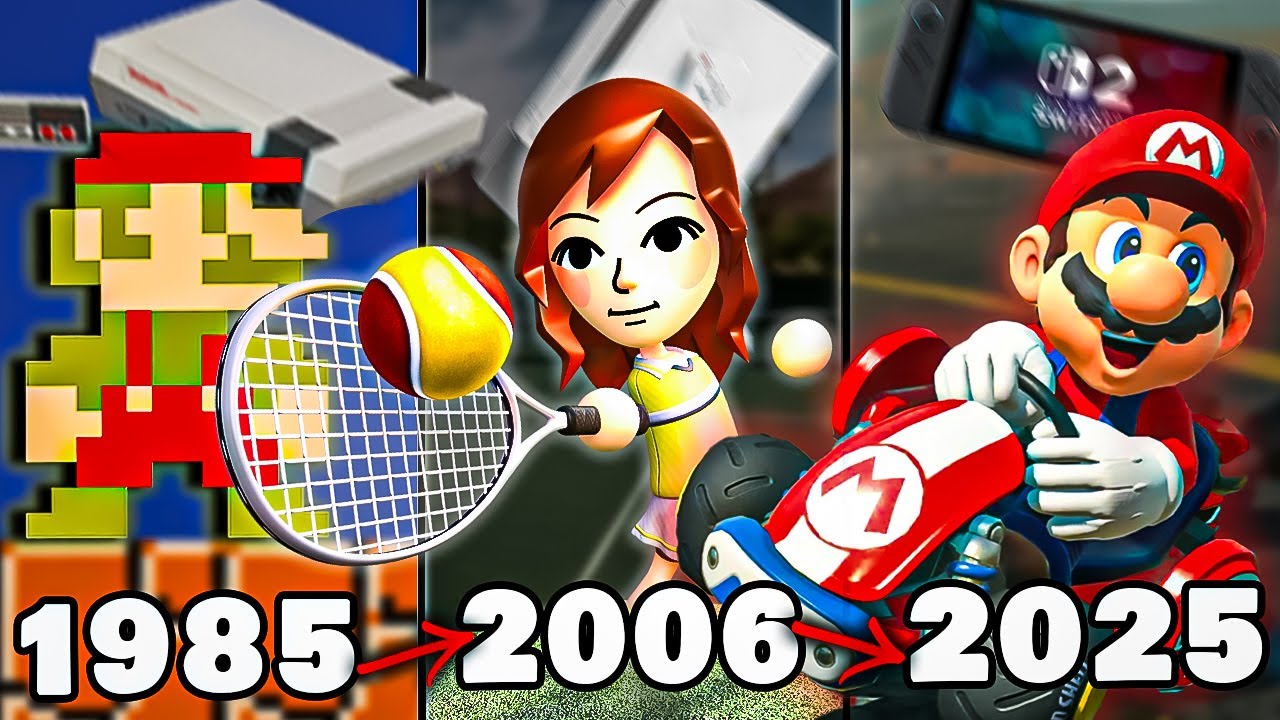 The History of Nintendo Console Launch Titles - YouTube