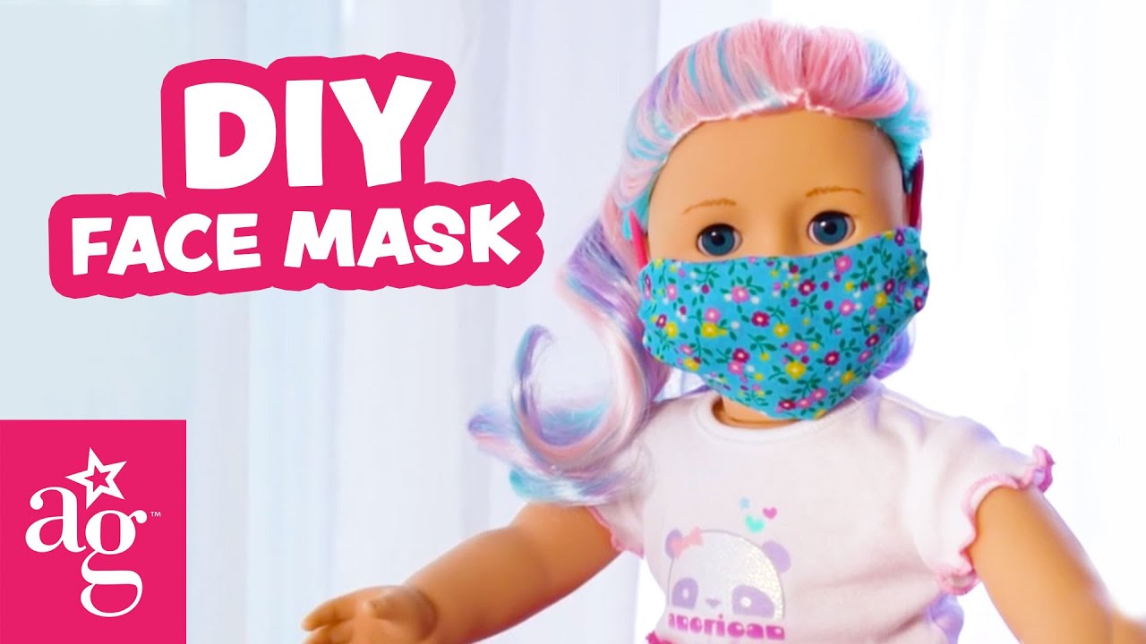 Create a Cute DIY Face Mask For Your Doll | Doll DIY | @AmericanGirl ...