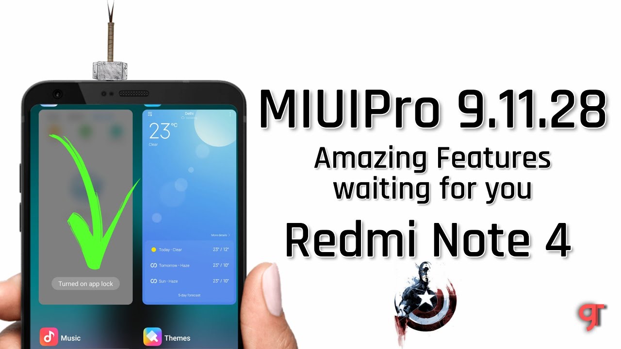 MIUIPro 9.11.28 for Redmi Note 4 (Mido) Review | Amazing New Features ...