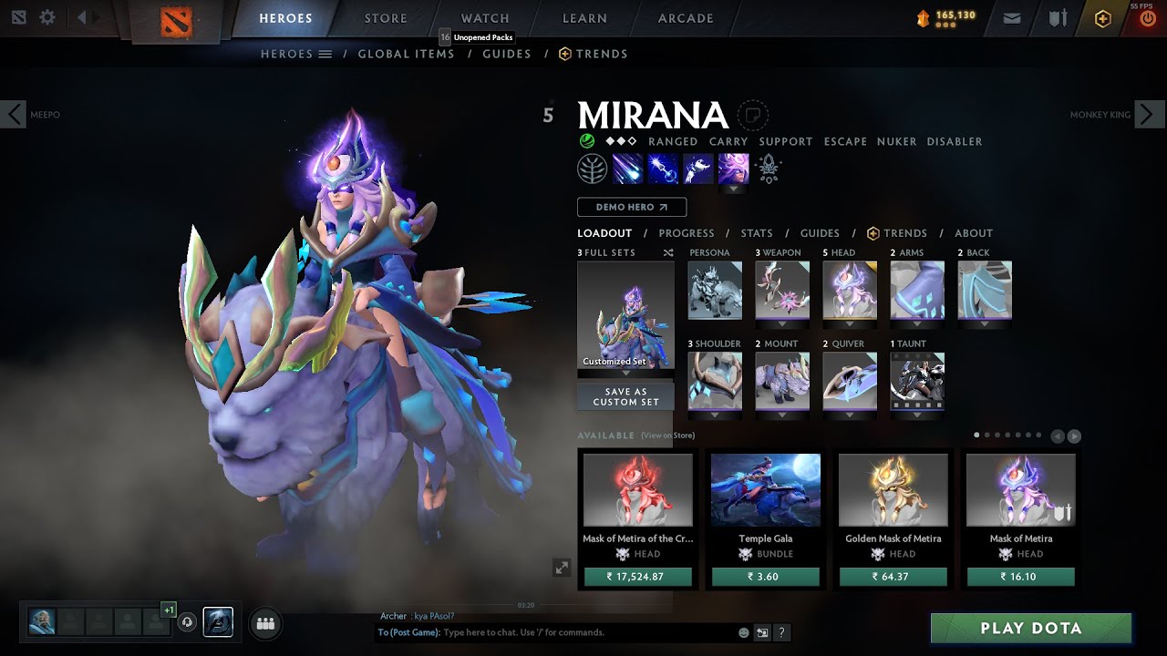 Mirana Meteor Hammer Build Slaps!! Dota 2 Turbo!! - YouTube