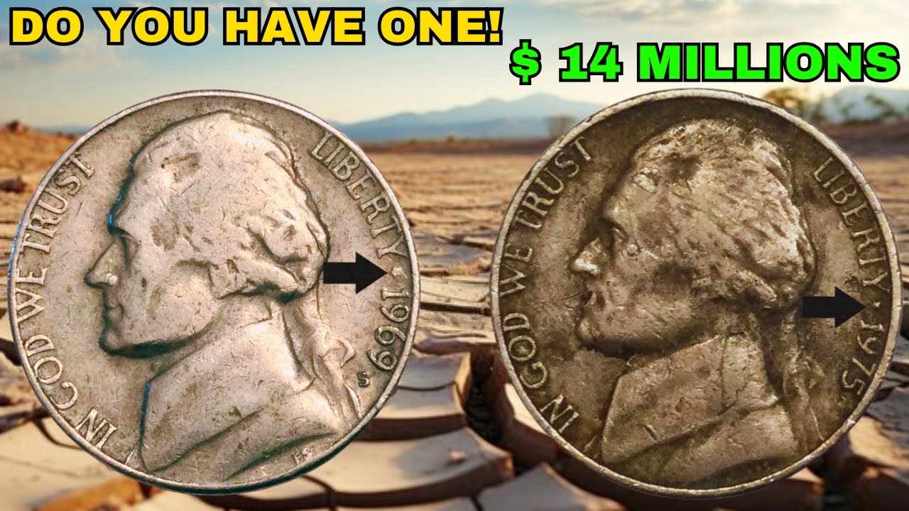 Monticello Jefferson Nickel Five Cent Coins That Are Worth Millionaire ...