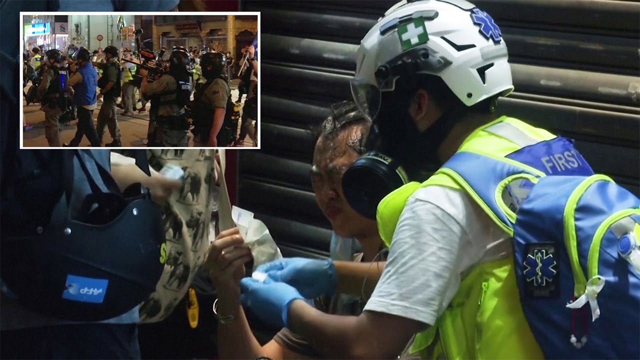 Hong Kong Police Fire Pepper Spray And Make Arrests As Activists Mark