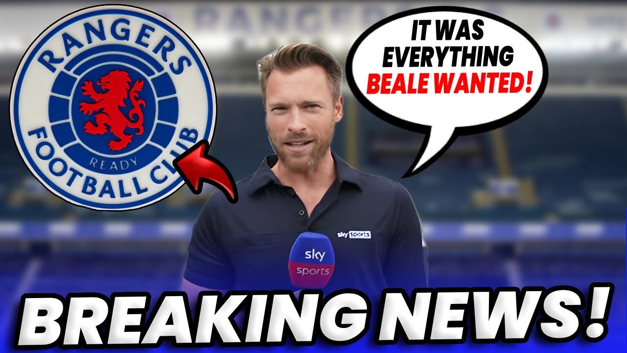 🛑BREAKING NEWS! 💥JUST RELEASED OVERNIGHT! FANTASTIC NEWS!RANGERS FC ...