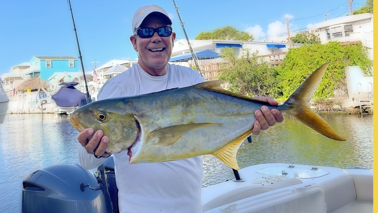 Slow Pitch Jigging: Yellow Jack Catch and Cook - YouTube