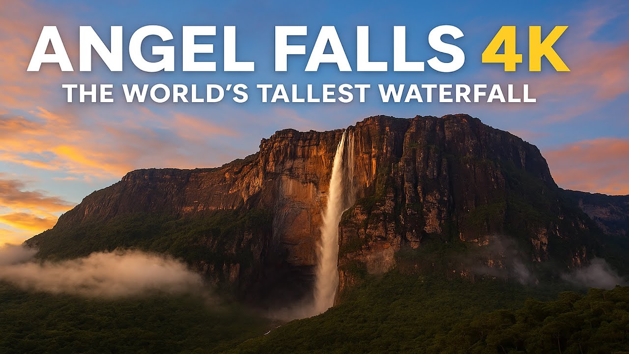 ANGEL FALLS 4K – The World’s Tallest Waterfall | Venezuela’s Hidden ...