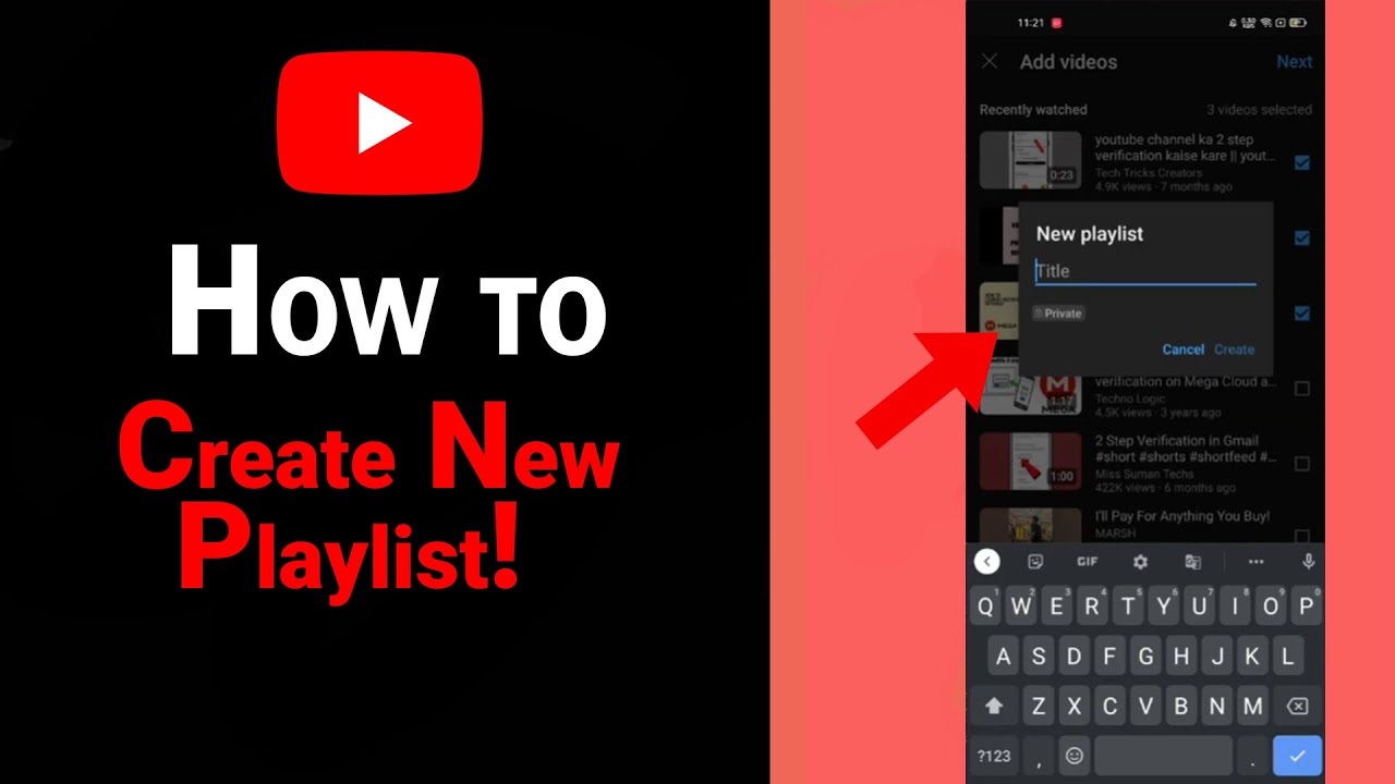 How to Create New Playlist on Youtube [NEW] - YouTube