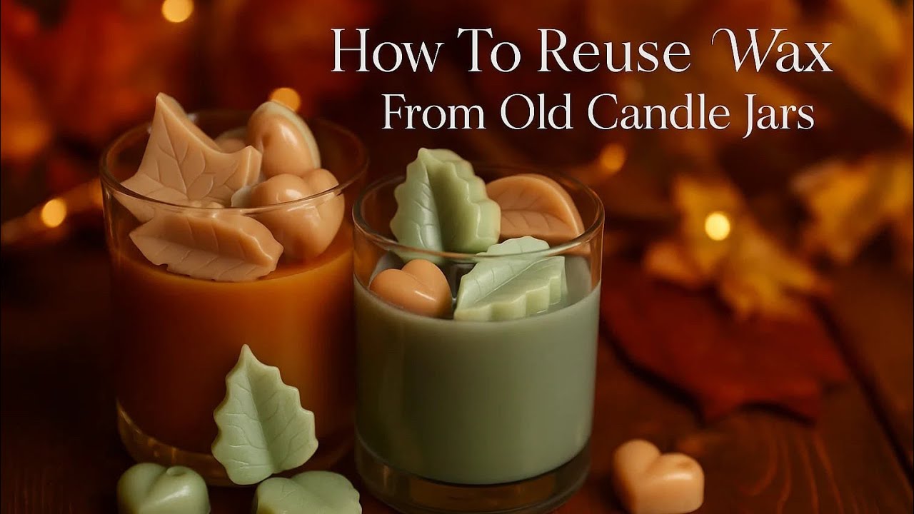 Recycle Old Candle Wax | Easy DIY Candles for Beginners - YouTube