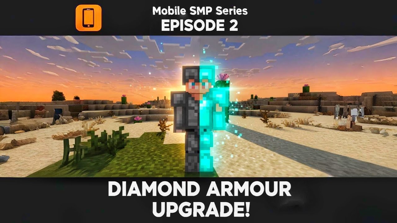 Minecraft Pocket Edition SMP Episode 2 – Full Diamond Gear | SG - YouTube