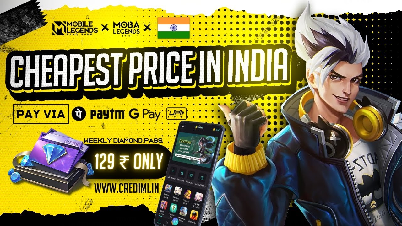 How To Recharge Diamond In Mlbb India | Moba 5vs5| Mobile Legends # ...