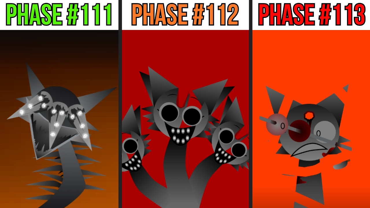Phase 111 VS Phase 112 VS Phase 113 in Incredibox Sprunki - YouTube