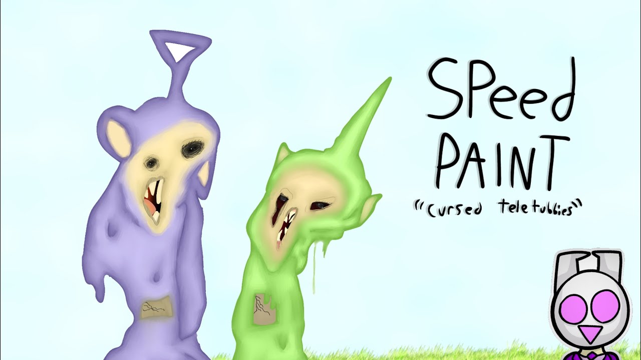 Cursed Teletubbie Speedpaint - YouTube