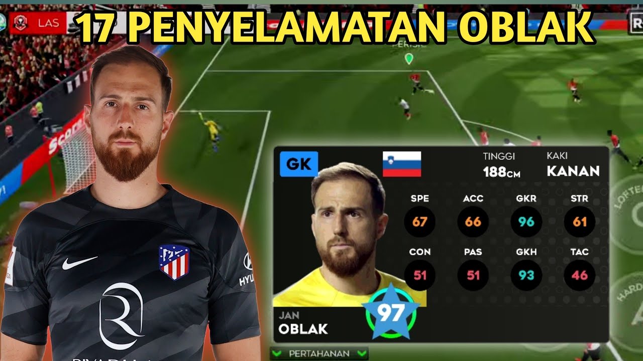 KIPER TERBAIK DLS 24 || 17 Penyelamatan Dari Oblak - YouTube