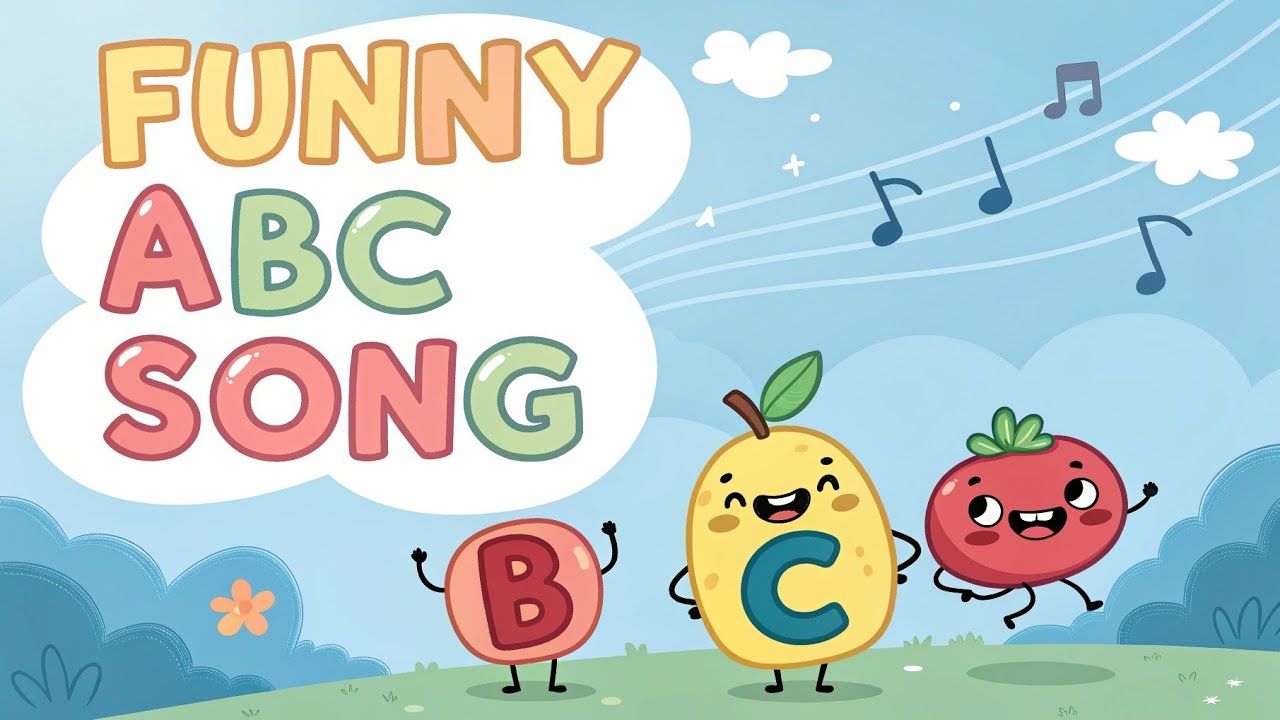 Funny ABC Song for Kids | Learn Alphabet with Cartoon Fun | Sing ...