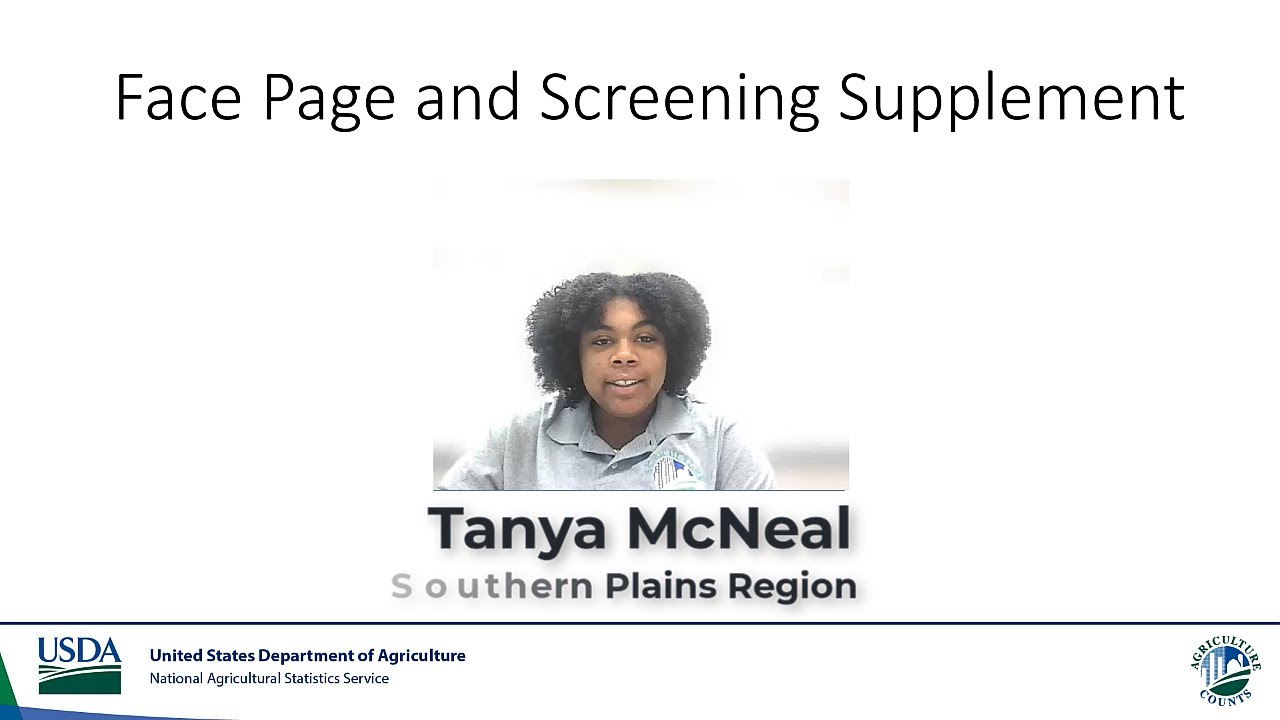 3. Face Page and Screening Supplement - YouTube