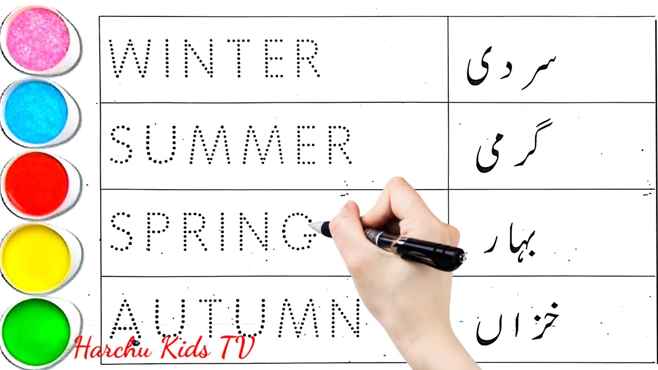 Seasons Name | Mosamo ka name | ऋतुओं का नाम | Winter, Summer, Autumn ...
