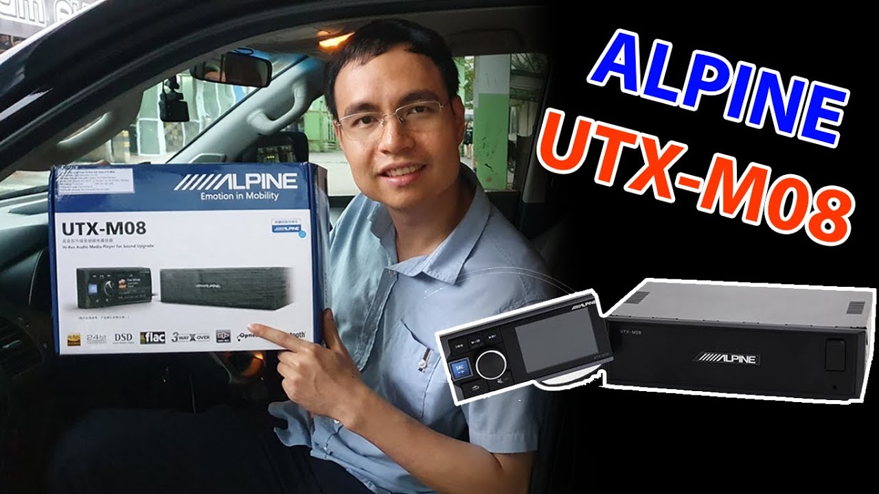 Đầu đọc hi-res Alpine UTX M08 - Âm thanh chất lượng cao - YouTube