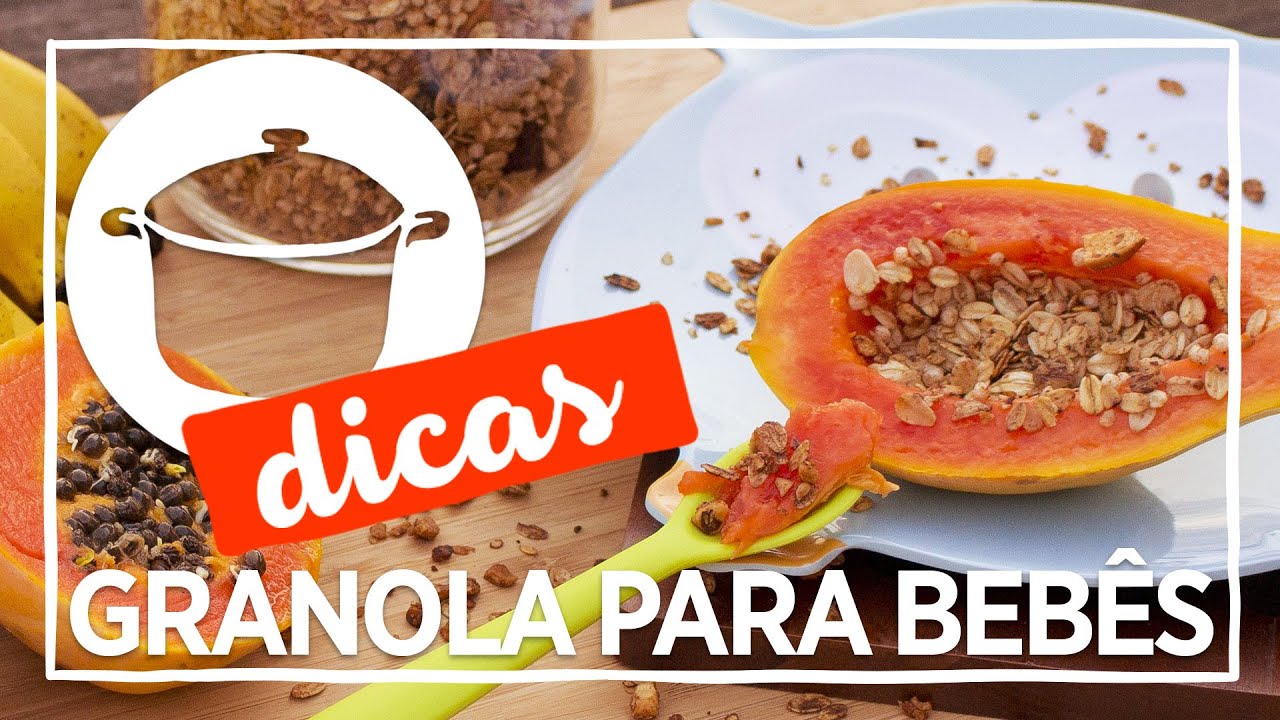Prapapá - Granola Caseira para Bebês de 8 Meses - YouTube