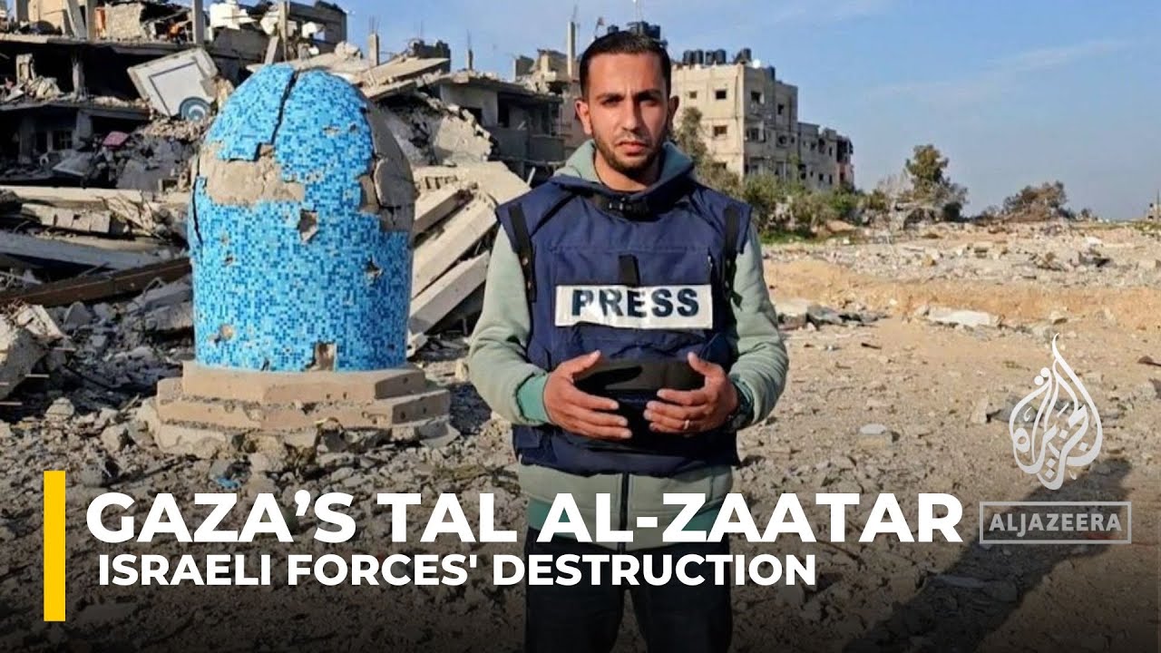Gaza’s Tal al-Zaatar: Ravaged city bears scars of Israeli forces ...