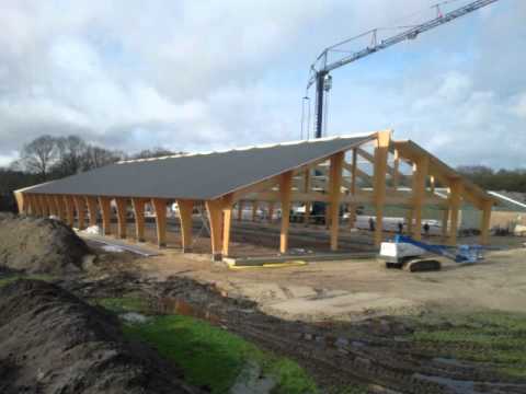 Houten constructie bouwen - YouTube