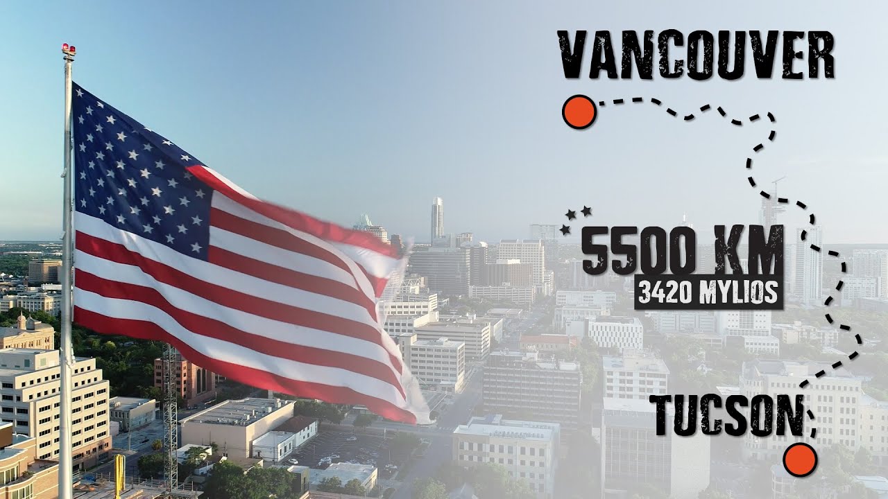 Nauja kelionė - 5500 km dviračiais š. Amerikoje! - YouTube