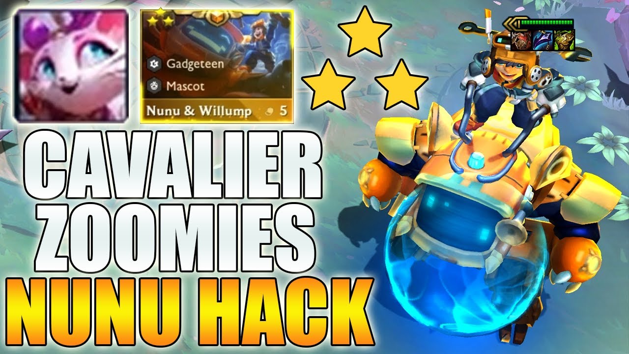 NUNU 3 STAR + ZOOMIES = SPEED HACK! | SET 8 TFT - YouTube