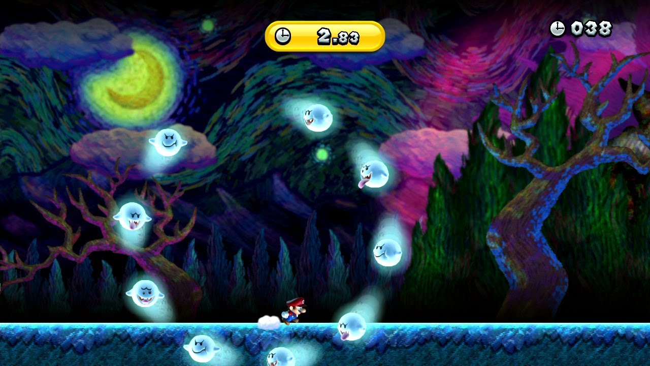 New Super Mario Bros. U -- The Boo Ballet (Gold Medal) - YouTube