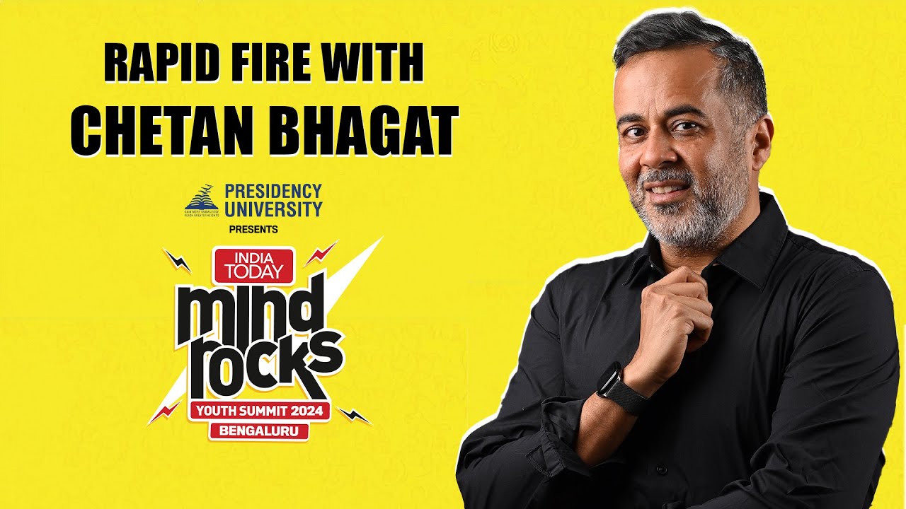 MIND ROCKS 2024: Rapid Fire with Chetan Bhagat | SoSouth - YouTube