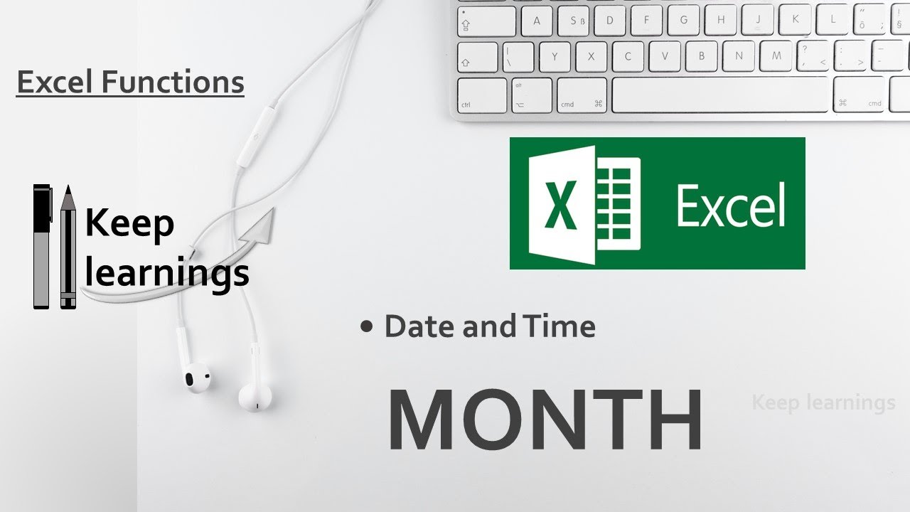Excel MONTH Function YouTube Excel MONTH Function YouTube