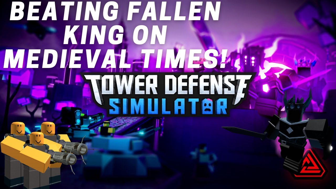 Beating fallen on Medieval Times! | TDS | Roblox - YouTube