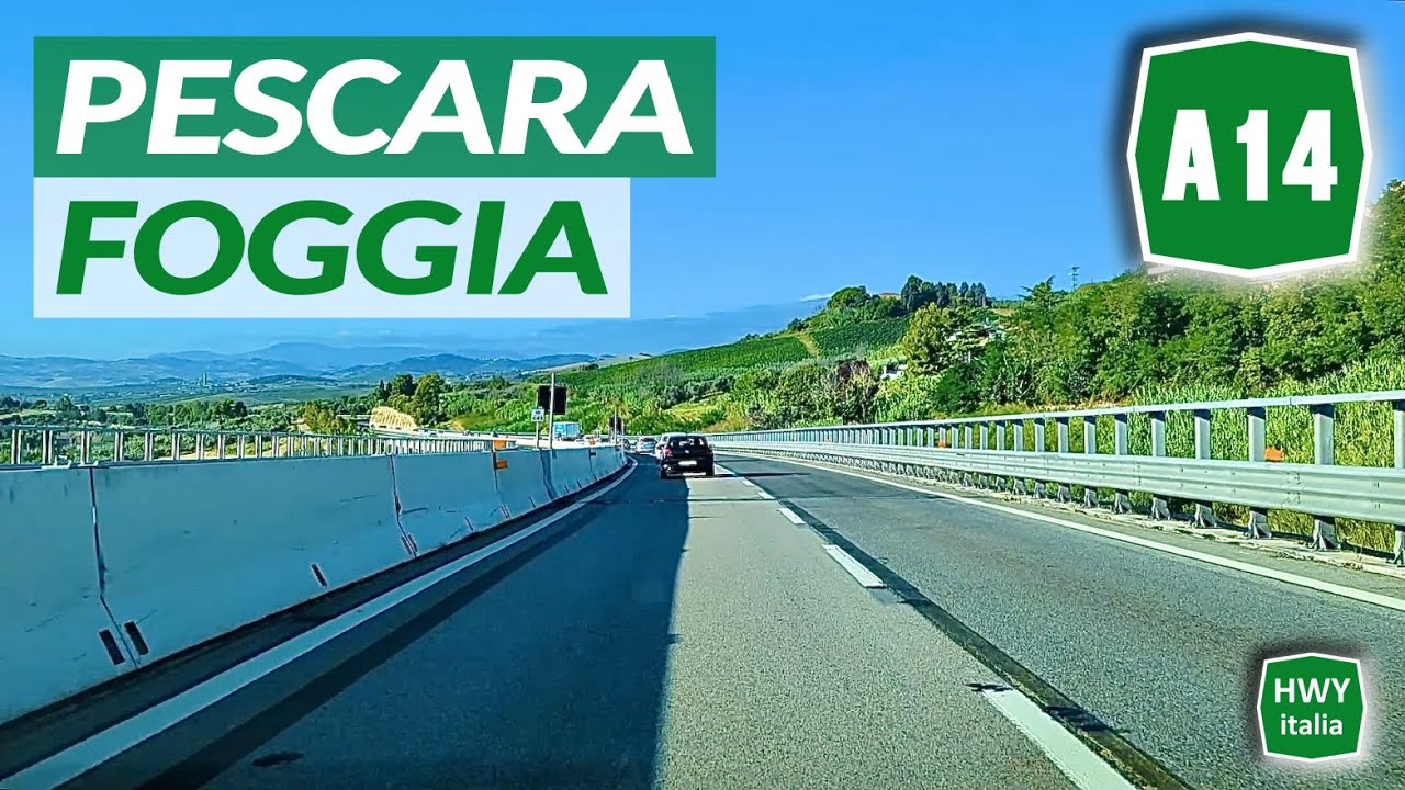 A14 Autostrada Adriatica | PESCARA - FOGGIA | feat. @NdriaTrucker - YouTube