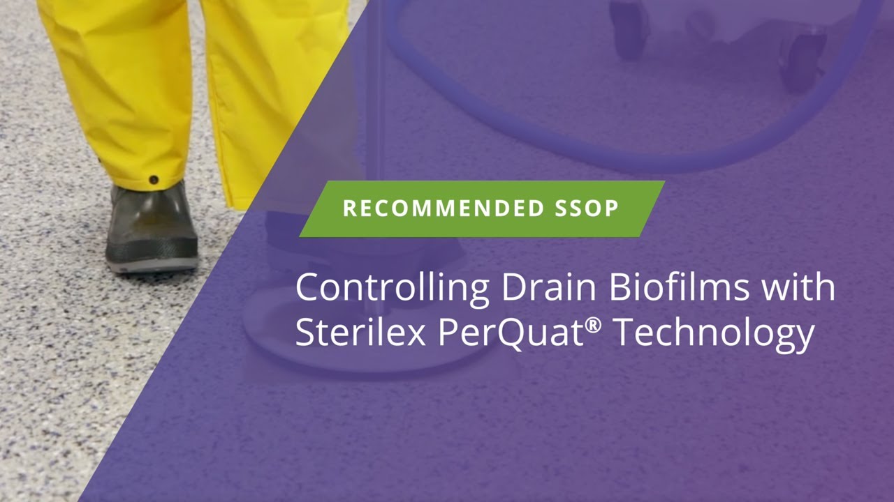 Controlling Drain Biofilms with Sterilex PerQuat® Technology - YouTube