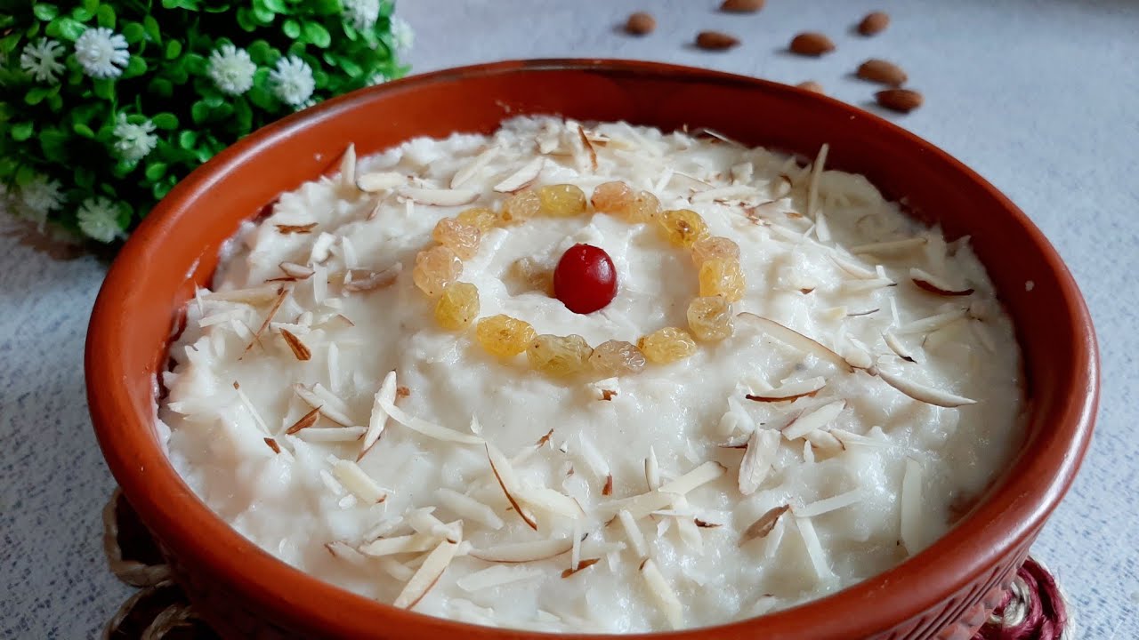 Eid Special Halwa Recipe/ট্রেডিশনাল চালের আটার হালুয়া রেসিপি - YouTube