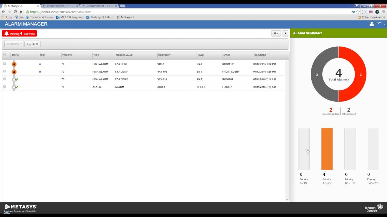 Metasys® 8.0 Demo | Johnson Controls - YouTube