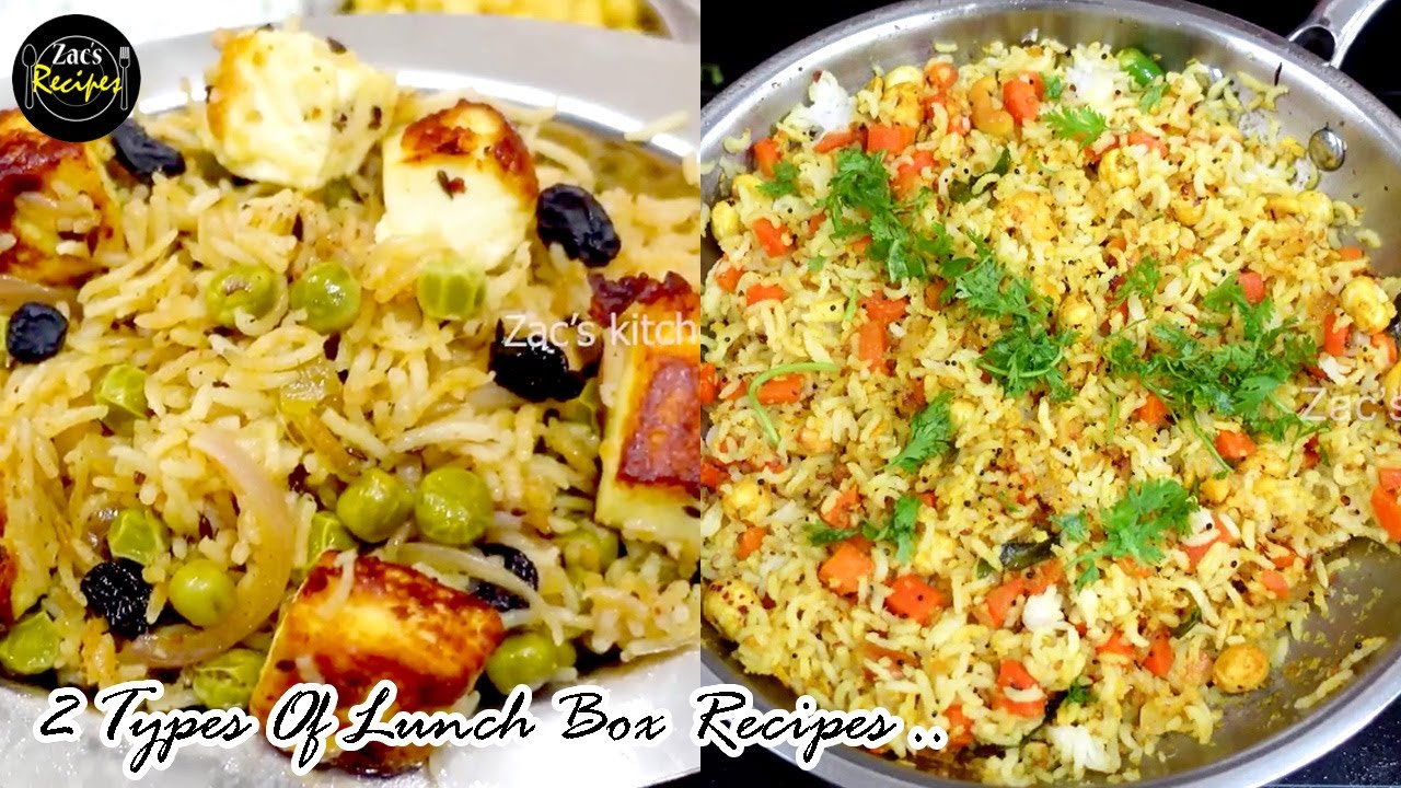 2 types Lunch box recipe/Easy&Tasty &quick/Today Lunch Box/School LUNCH ...