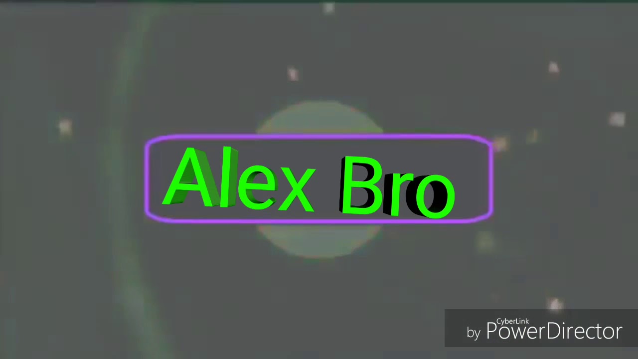 Новое интро Alex Bro - YouTube