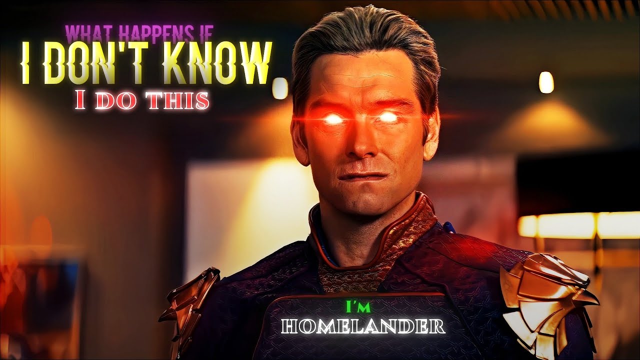 Homelander |~| AMW | Edit 4K (+Preset Pack) #amv #homelander #edit ...