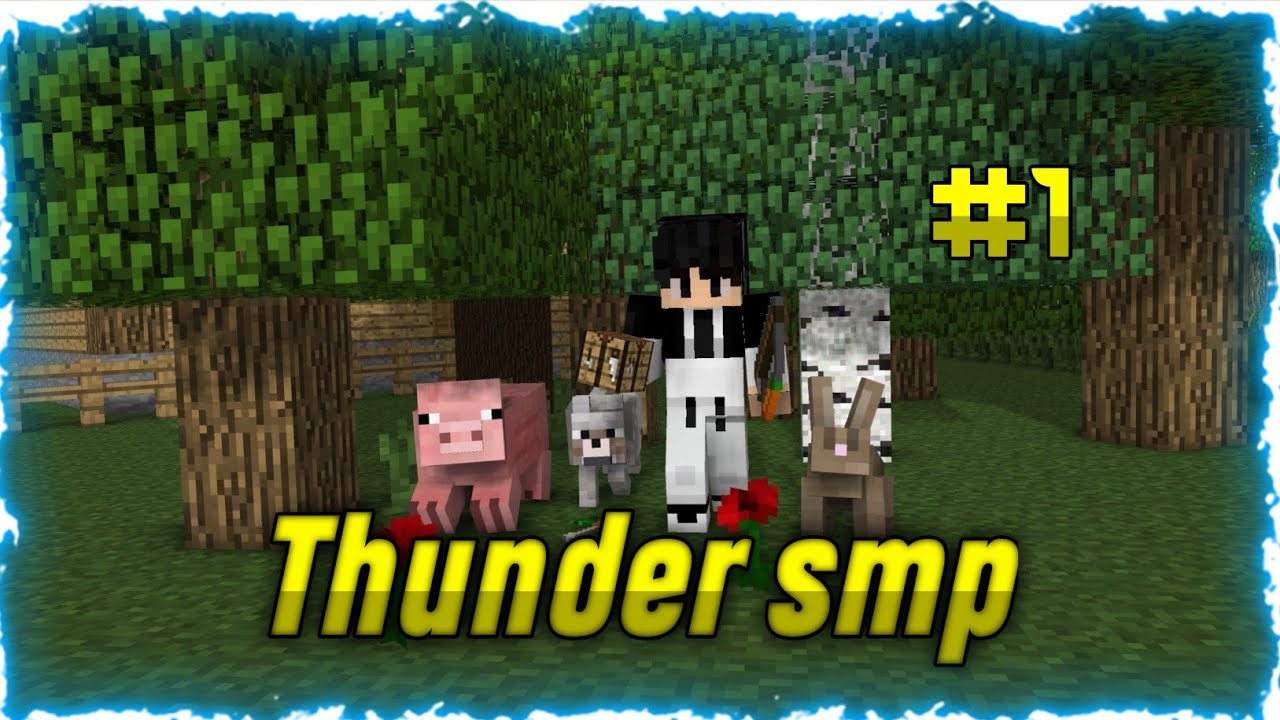 Welcome to the Thunder smp | Thunder smp tour | - YouTube