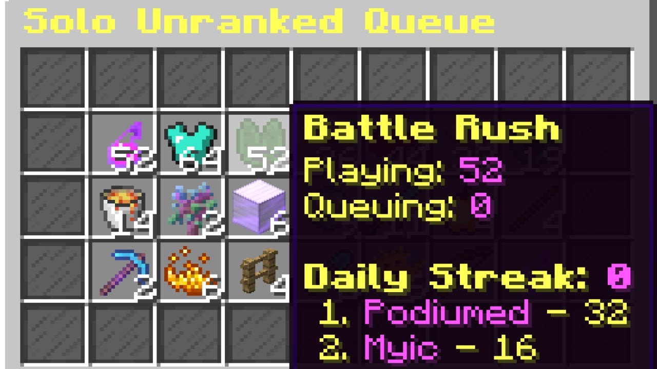 Playing Minecraft Battle Rush! |Minemen| - YouTube