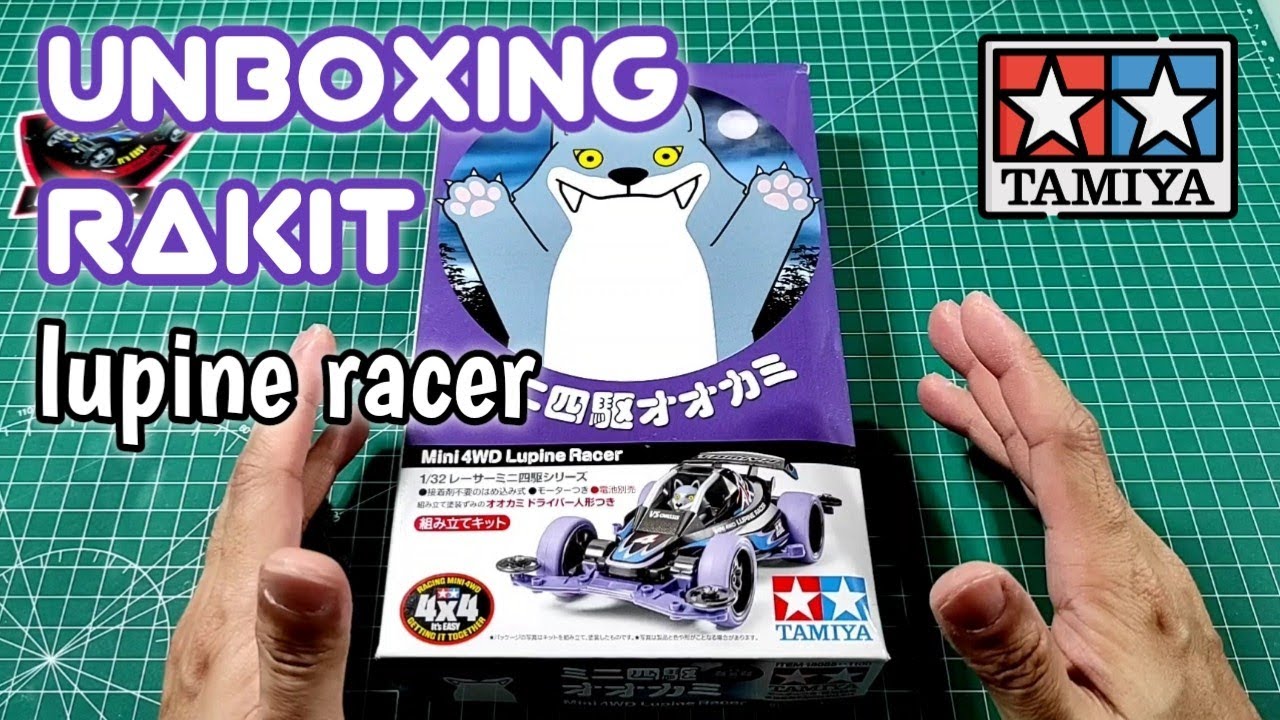 UNBOXING DAN RAKIT MINI4WD LUPINE RACER SANG SERIGALA LUCU - YouTube