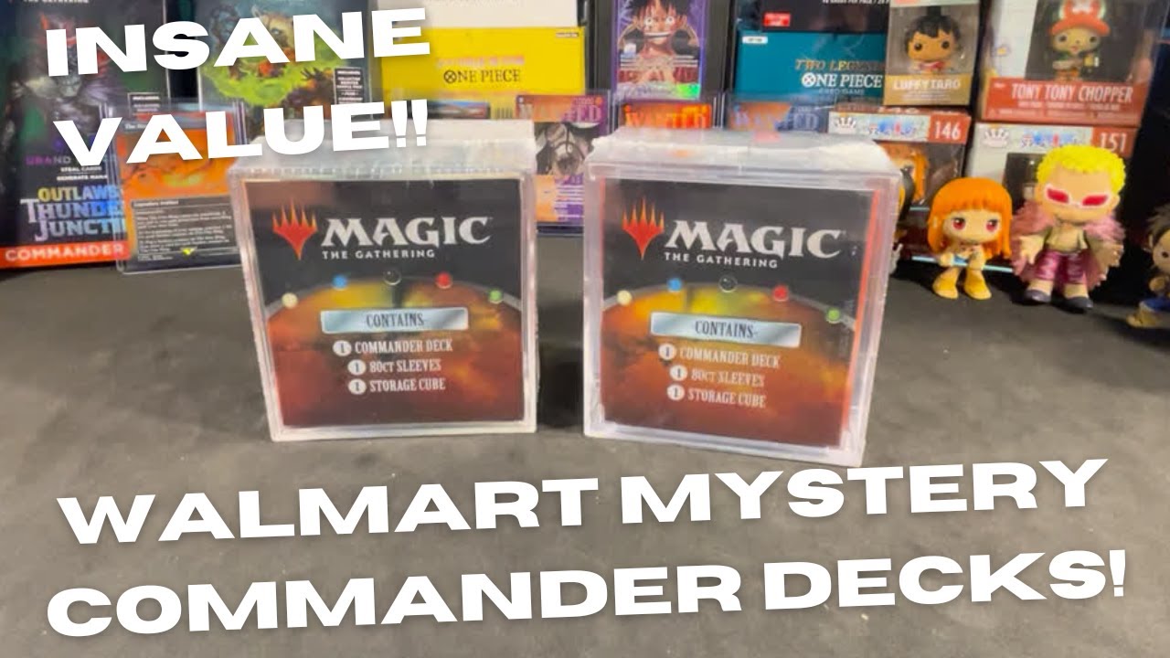 WALMART MYSTERY COMMANDER BOXES!?! INSANE VALUE! MJ Holding Mystery ...