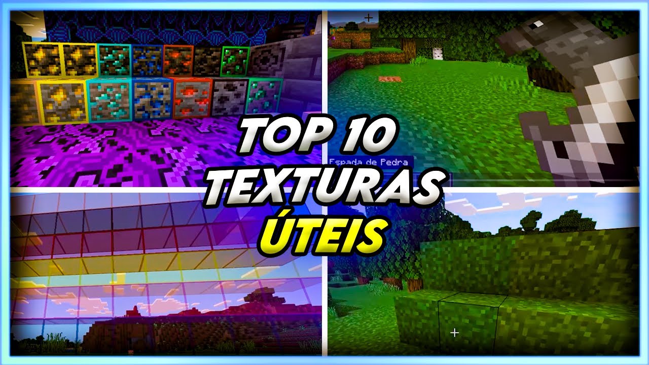 TOP 10 TEXTURAS PARA SURVIVAL/ÚTEIS PRO MINECRAFT BEDROCK 1.20 (MCPE ...