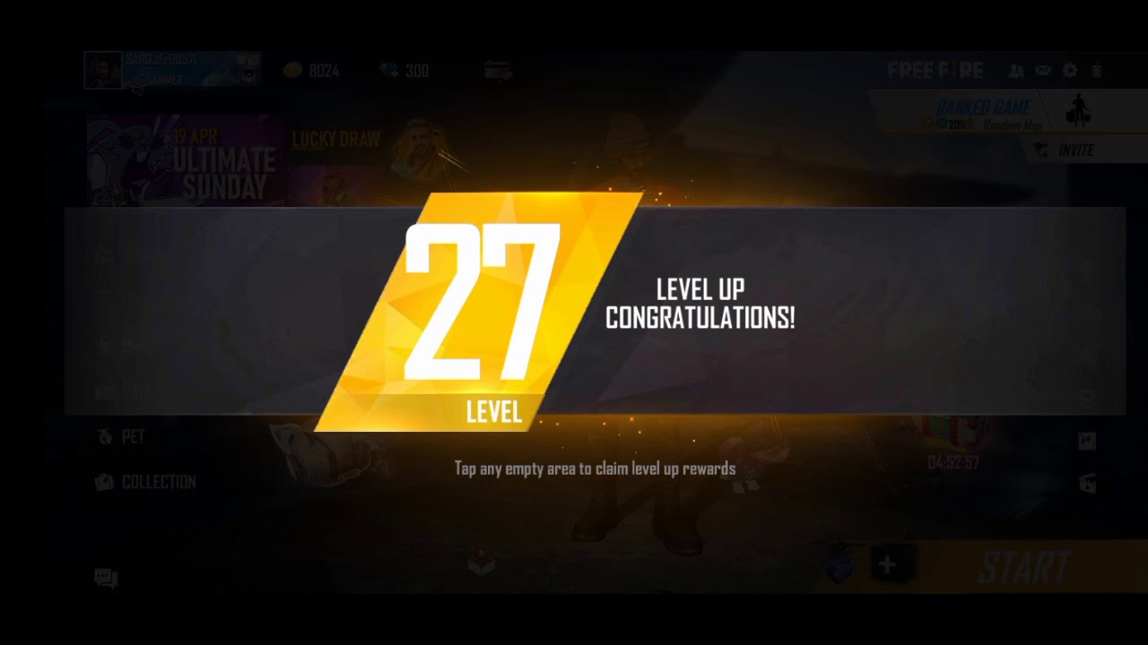 LEVEL UP REWARD =27 - YouTube